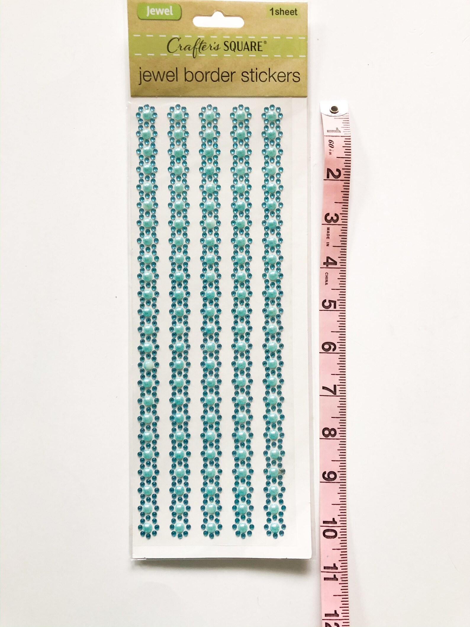 Jewel Border Stickers - Blue Jewel Stickers - Jewel Embellishments ...