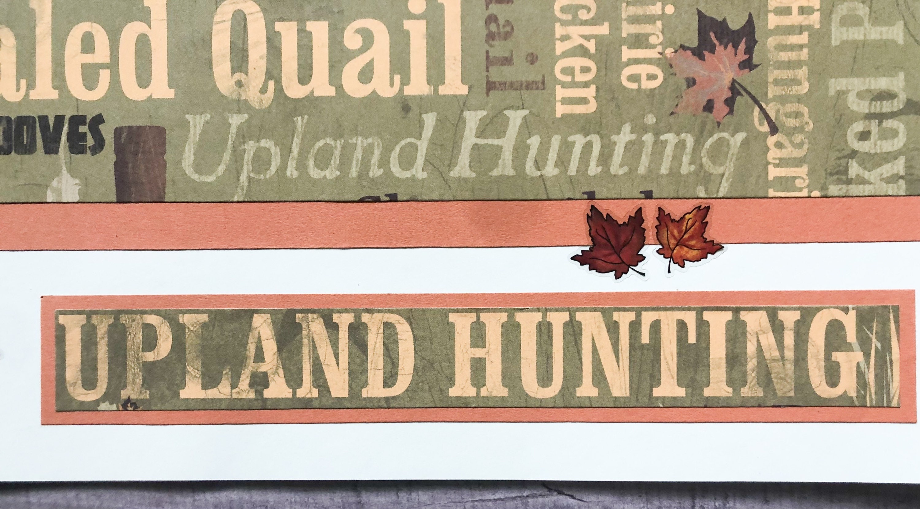 Bird Hunting Scrapbook Layouts 12 by 12 Fowl Hunting Scrapbook Pages ...