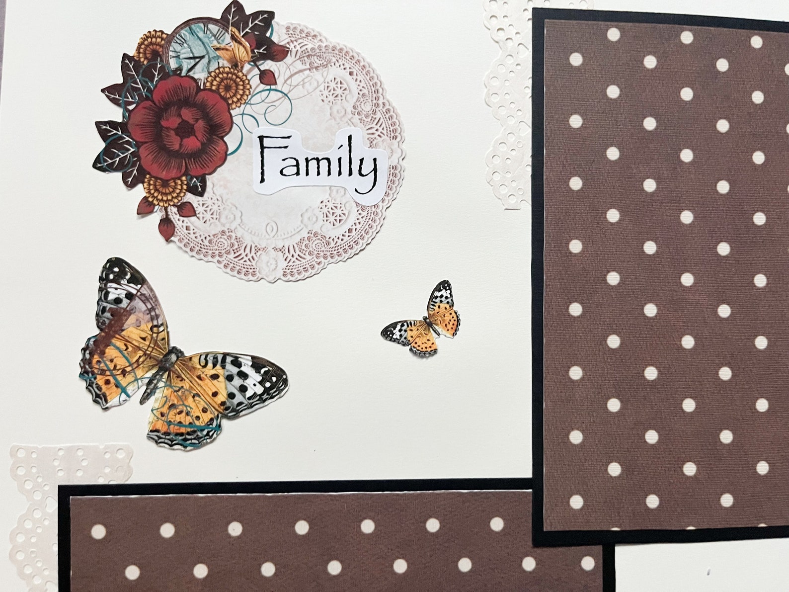 12 by 12 Family Scrapbook Layouts - Premade Family Scrapbook Pages ...