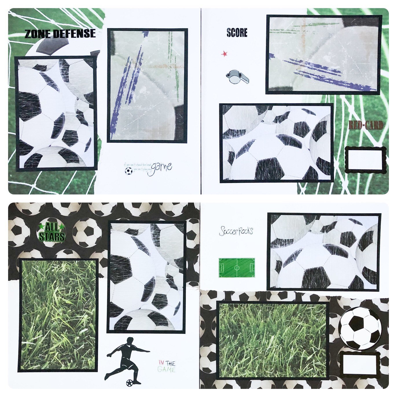 Soccer Scrapbook Album Soccer Photo Album 12 by 12 Premade - Etsy