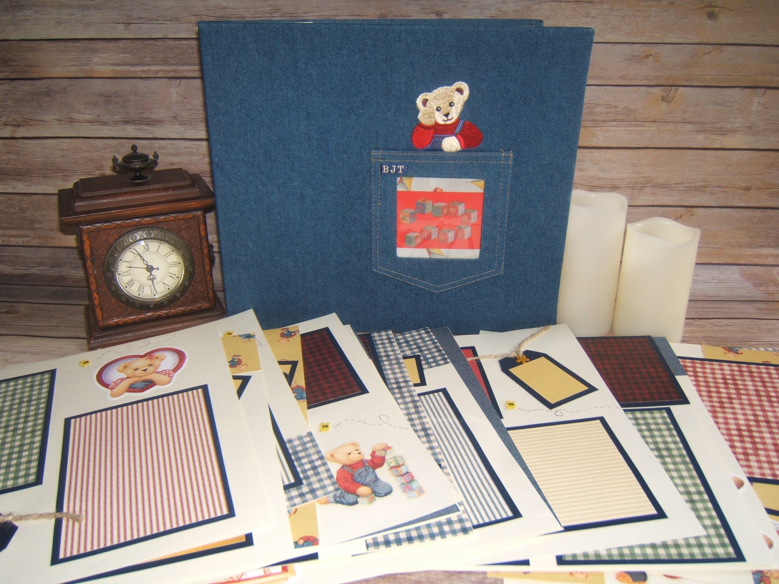 Grandma Scrapbook Album Teddy Bear Scrapbook Album - Etsy