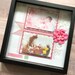 Baby Girl Shadow Box Layout - Baby Girl Gift - 12 by 12 Baby Girl ...