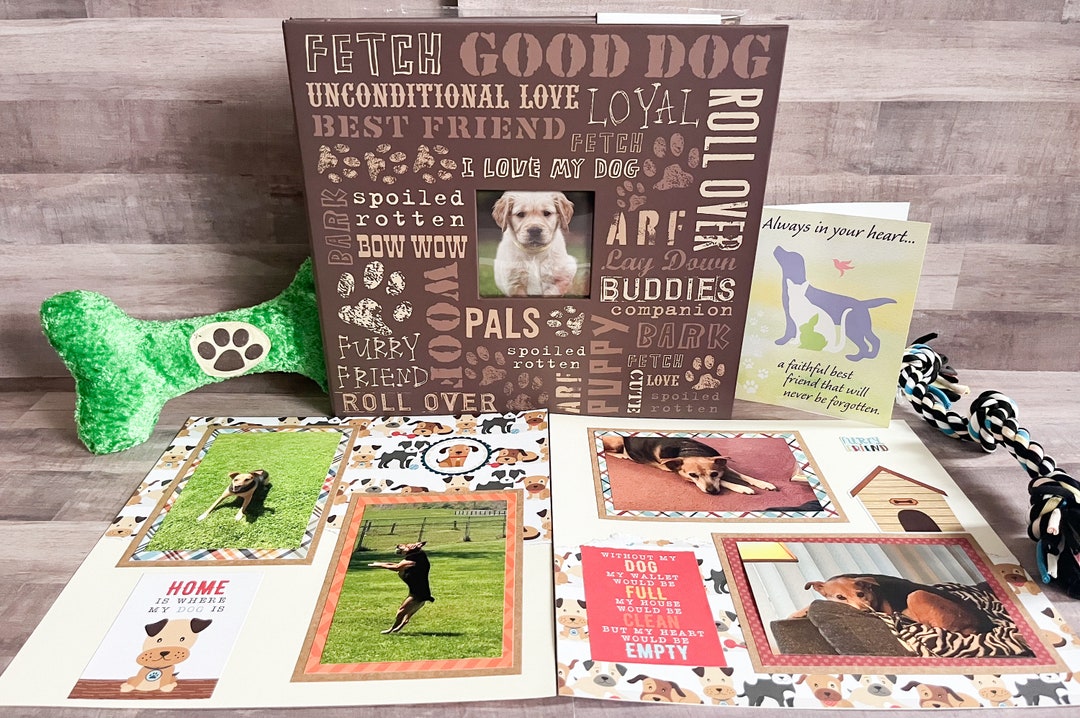 Dog Scrapbook - Premade Dog Scrapbook Album - Dog Album - Dog Photo ...