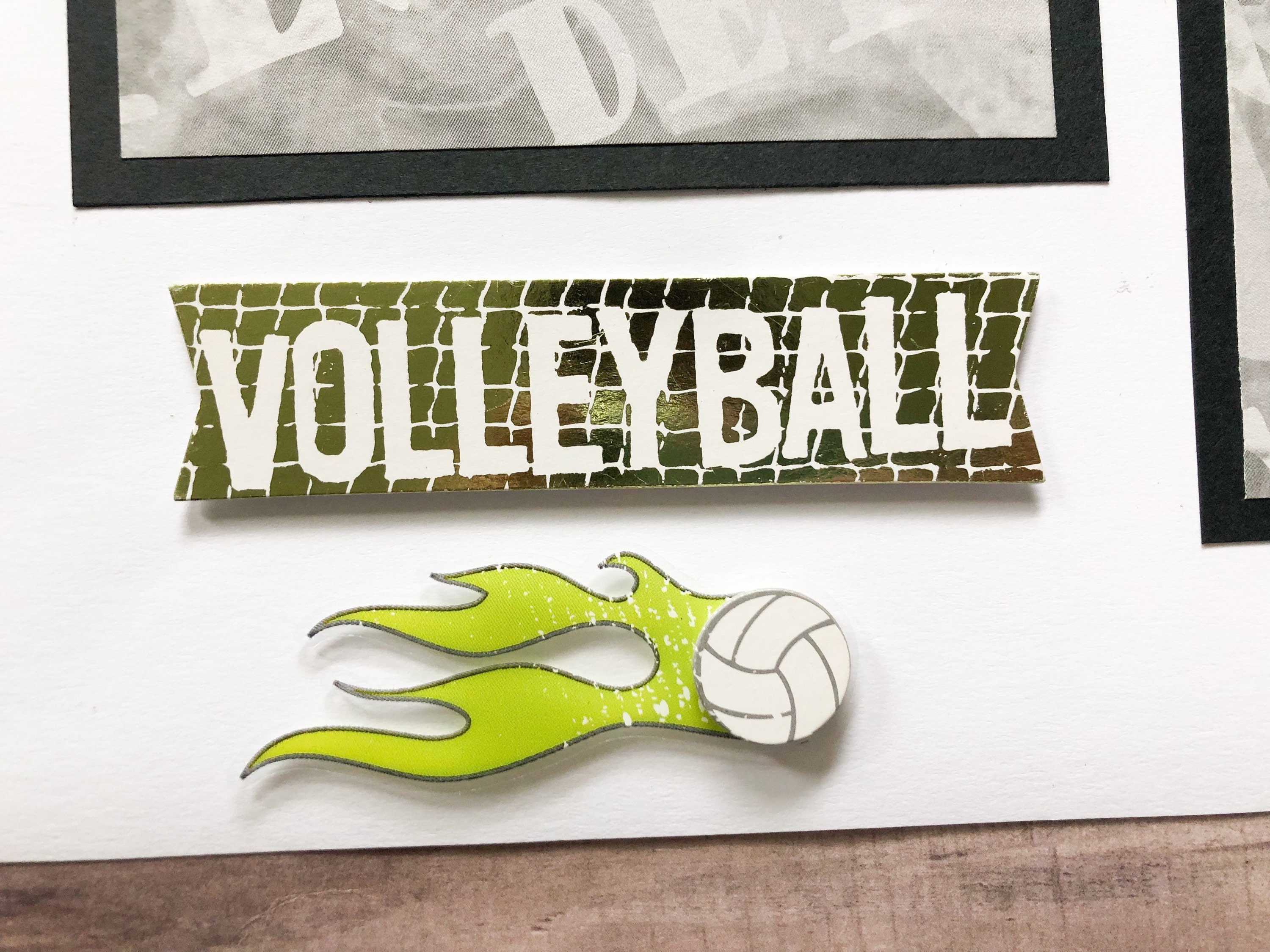 Premade Volleyball Scrapbook Pages Volleyball Pages Premade Volleyball ...