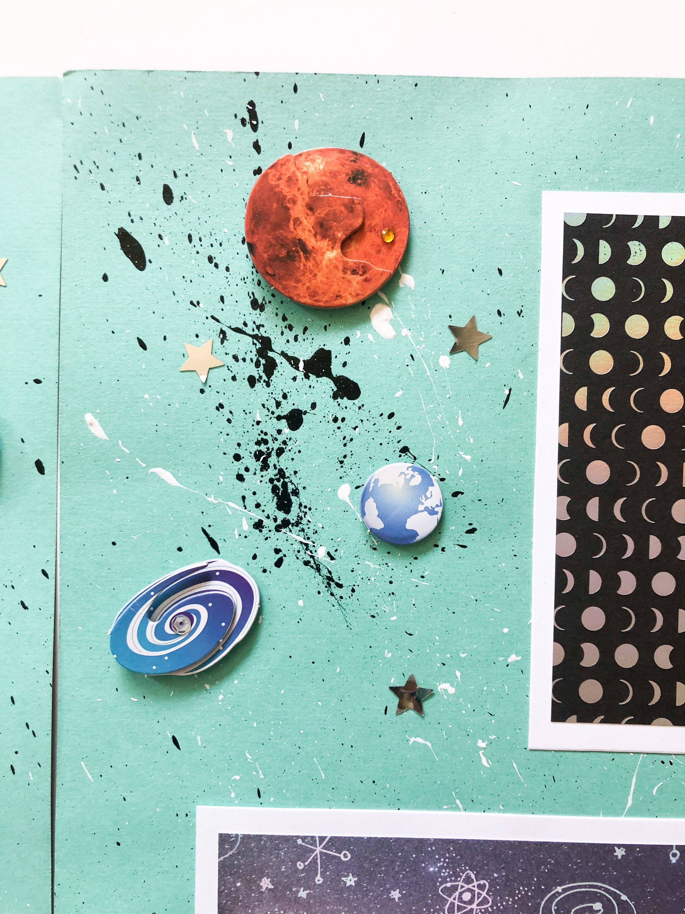 Space Scrapbook Pages - Space Layouts - Astronaut Scrapbook Pages ...
