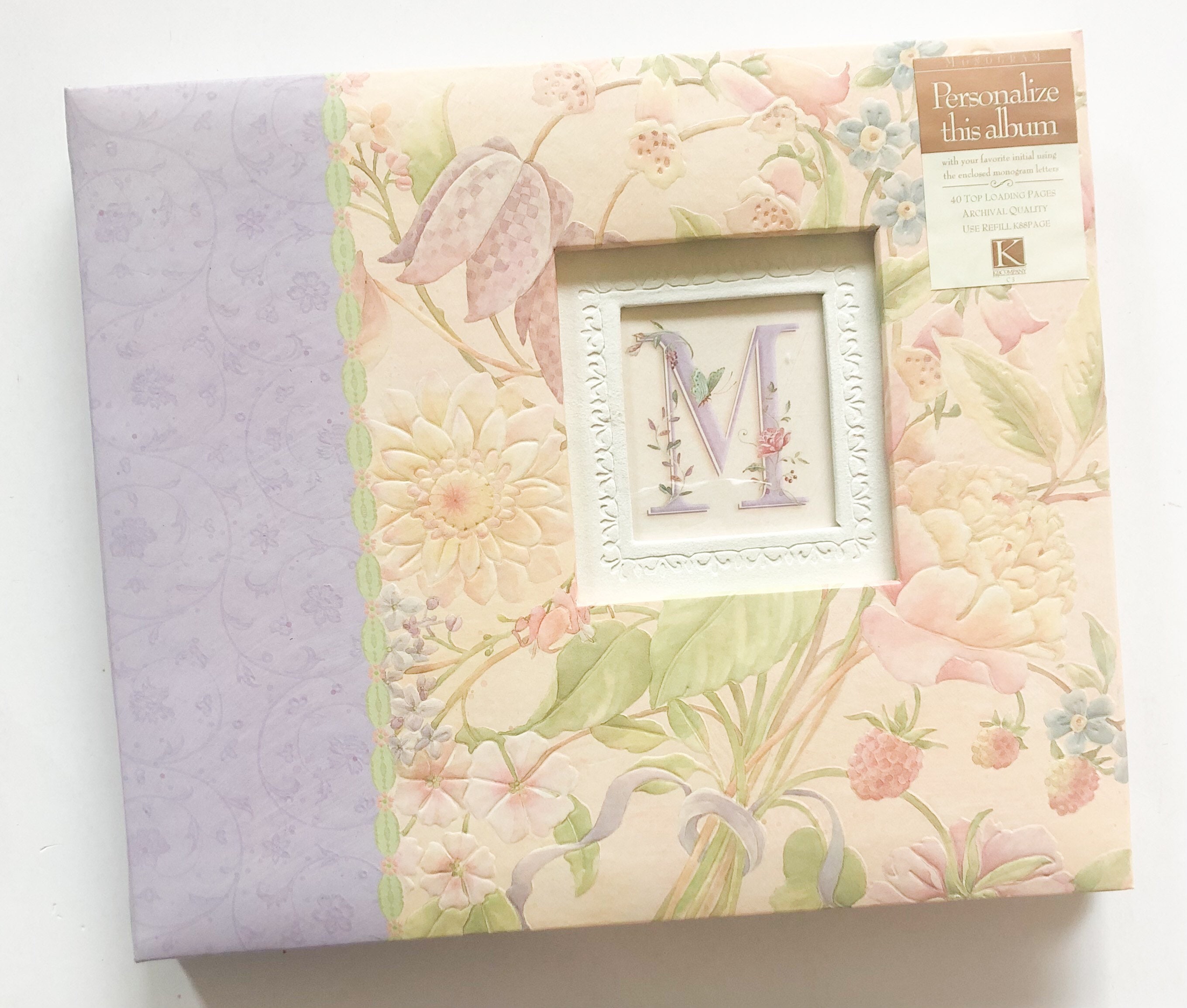 Flowered Scrapbook Album Family Photo Album Flower Photo - Etsy