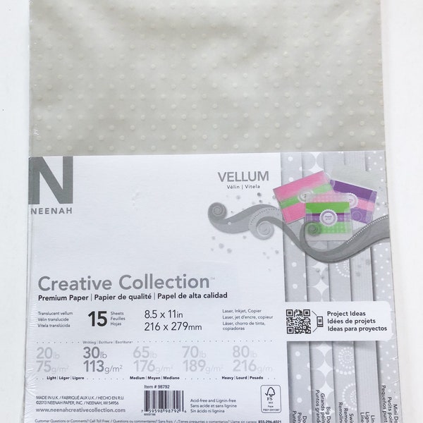 Vellum - Etsy
