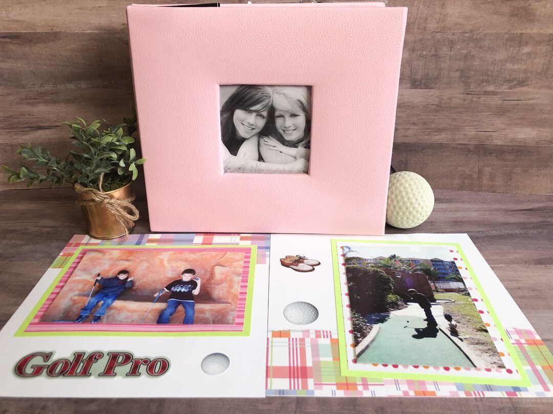 Premade Golf Scrapbook Album - Golf Photo Album - Golfer Gift Idea - Etsy