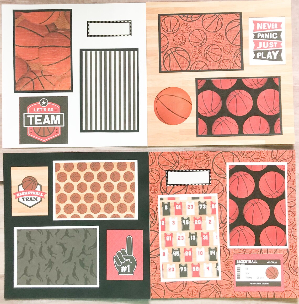 Basketball Scrapbook Album - Basketball Photo Album - Coach Gift Idea ...