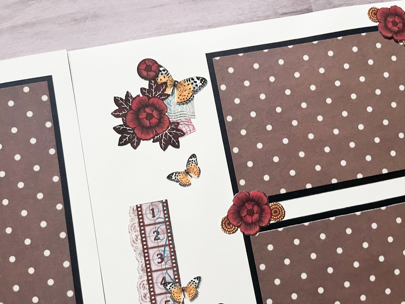 12 by 12 Family Scrapbook Layouts - Premade Family Scrapbook Pages ...