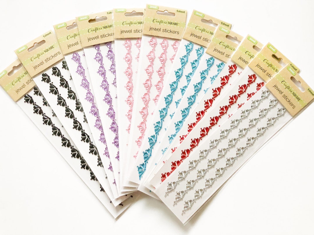 Card Making Supplies - Scrapbooking Supplies - Jewel Stickers - Jewel ...