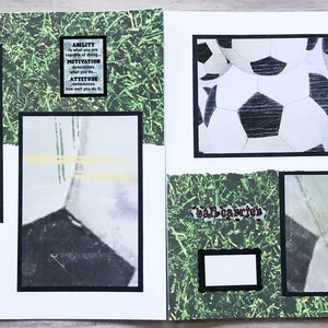 Soccer Scrapbook Album Soccer Photo Album 12 by 12 Premade | Etsy