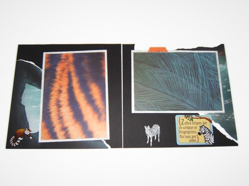 Zoo Scrapbook Album Zoo Photo Album Trip to the Zoo Album - Etsy