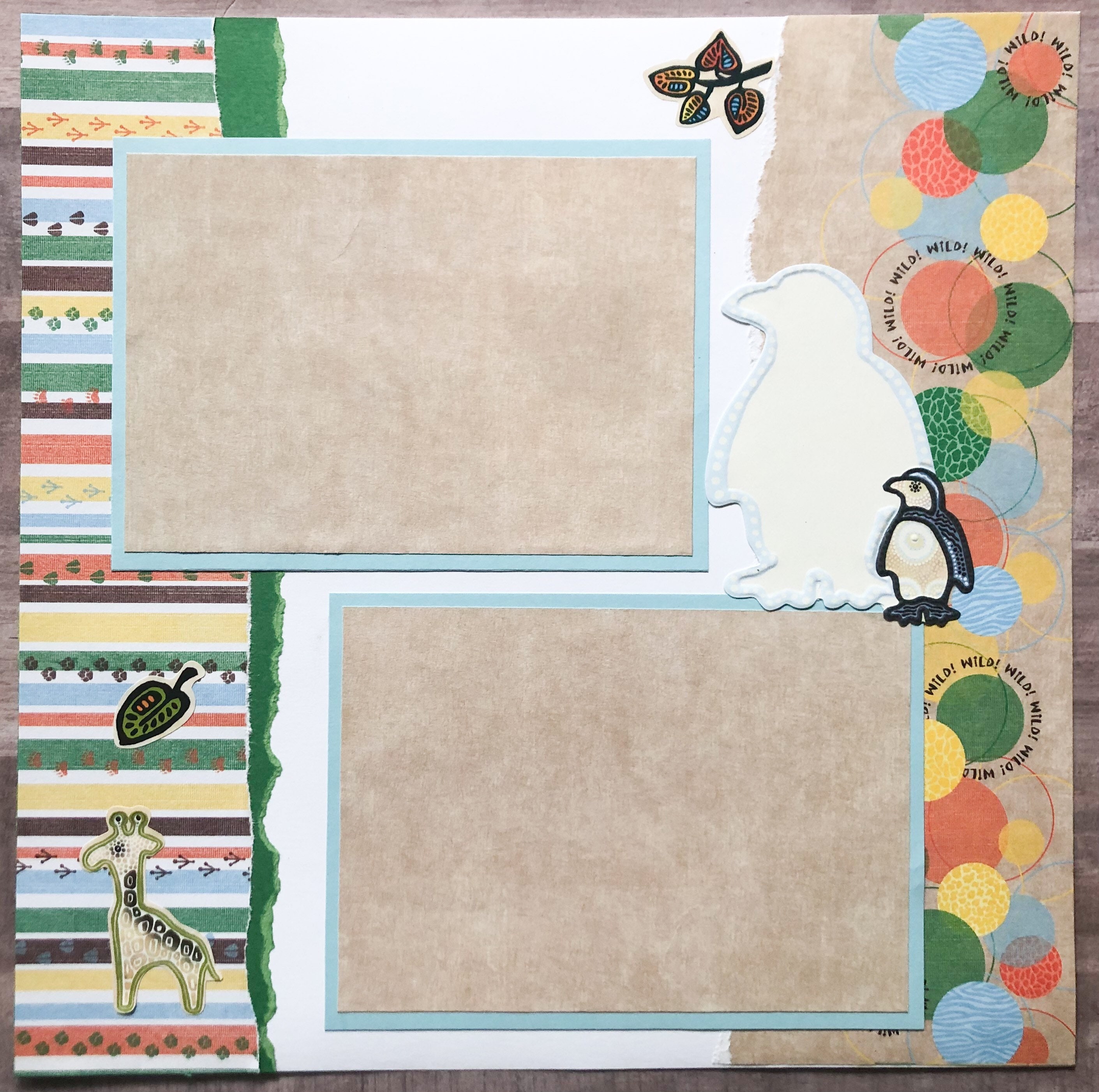 Premade Zoo Scrapbook Pages Zoo Scrapbook Layouts Premade - Etsy
