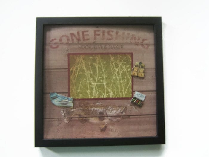 Fishing Shadow Box Father's Day Gift Dad Fishing Frame - Etsy
