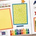 First Grade Scrapbook Pages - Back to School Layout - Premade First ...