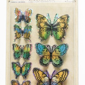 Yellow Butterfly Stickers - Scrapbooking Supplies - Butterfly ...