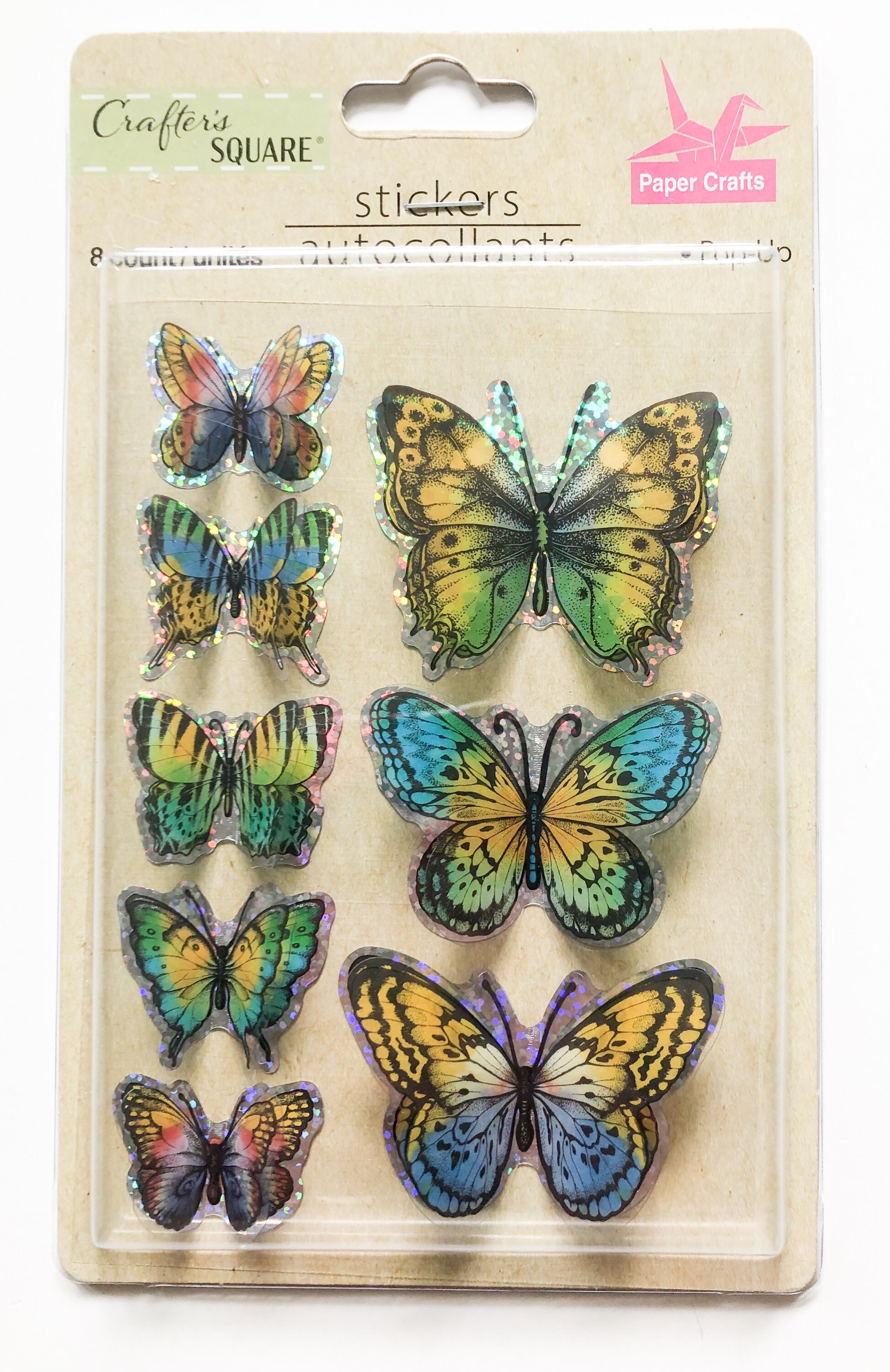 Yellow Butterfly Stickers Scrapbooking Supplies Butterfly ...