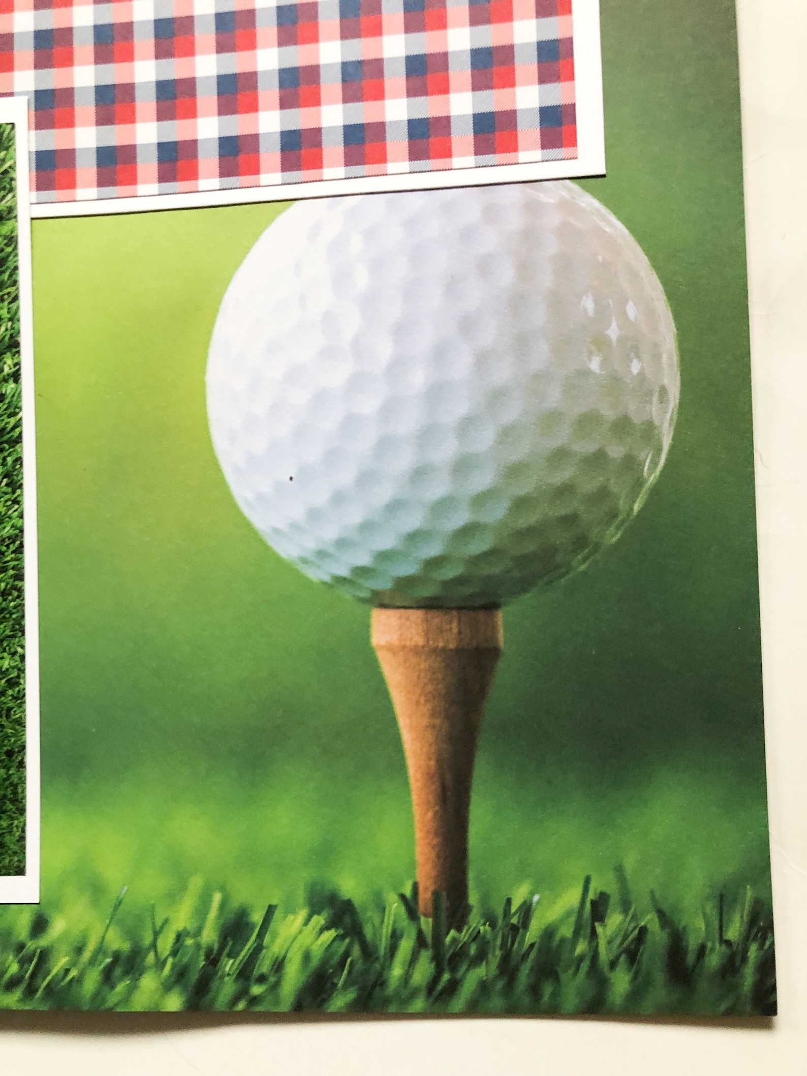 Golf Scrapbook Pages Dad Scrapbook Layout Premade Sports - Etsy
