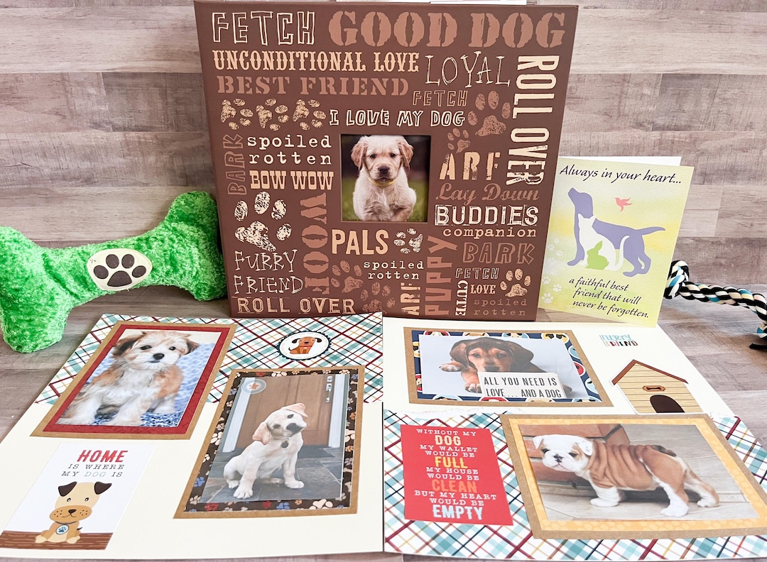 Dog Scrapbook - Premade Dog Scrapbook Album - Dog Album - Dog Photo ...