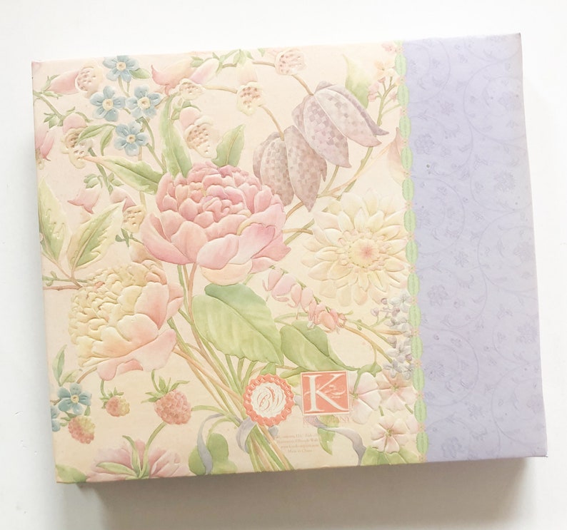 Flowered Scrapbook Album Family Photo Album Flower Photo - Etsy
