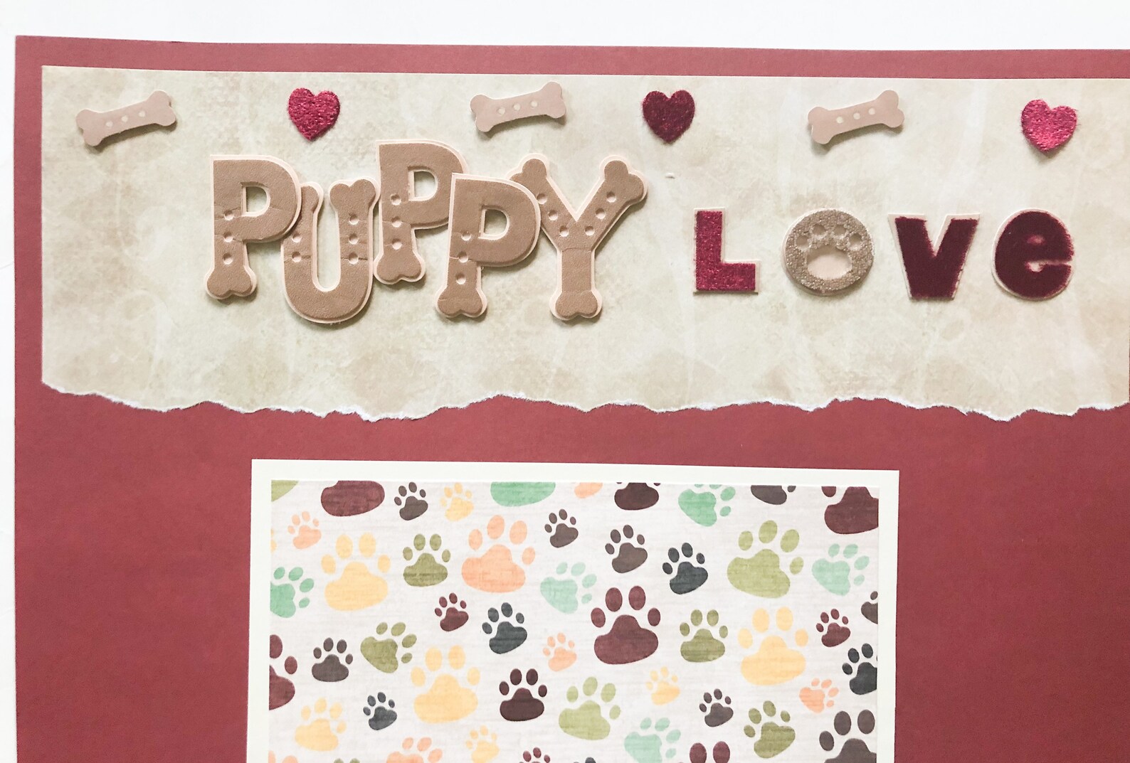 Puppy Pages - Premade Dog Scrapbook Pages - Puppy Scrapbook Pages ...