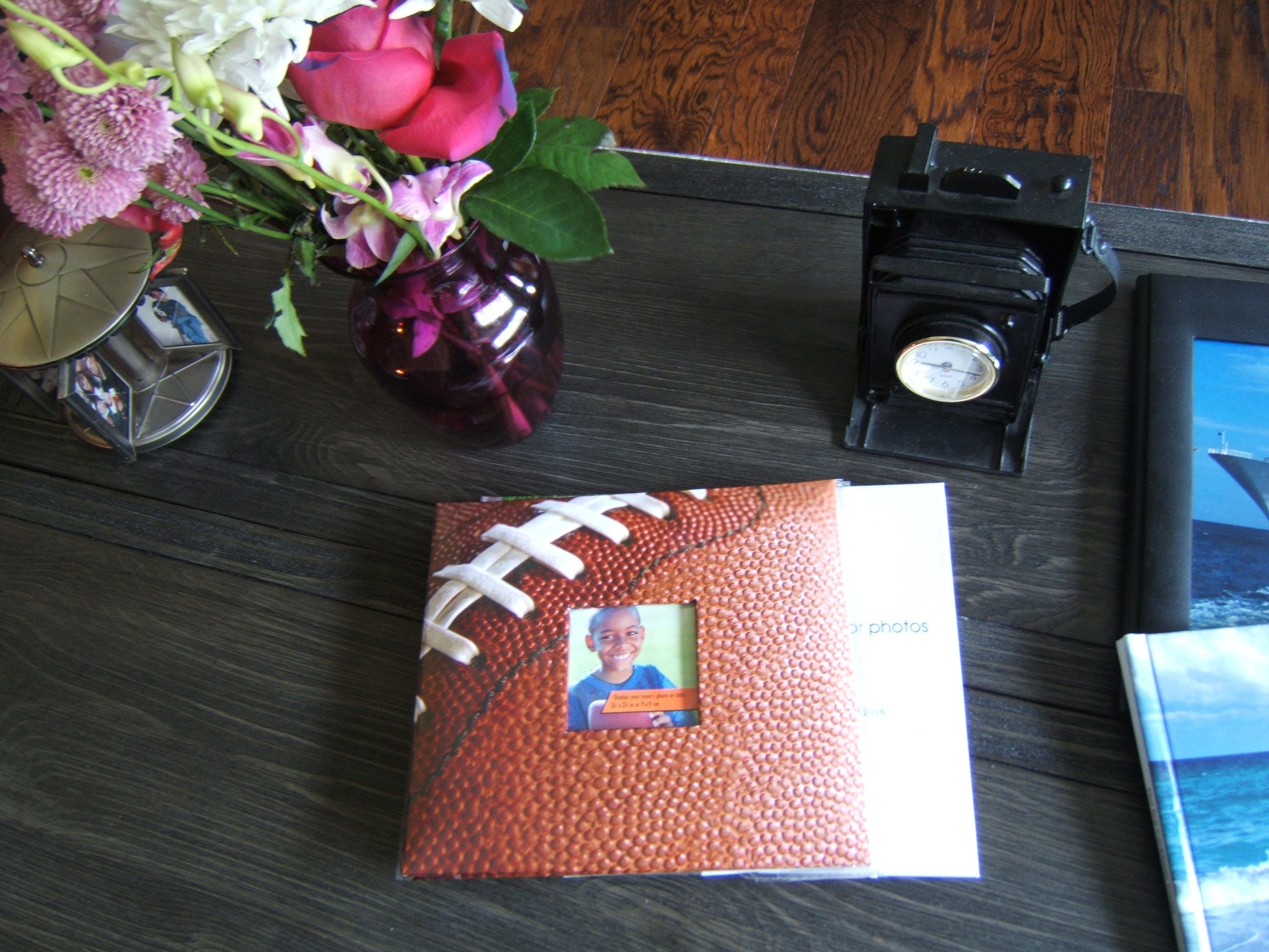 Football Photo Album Football Scrapbook Album Premade - Etsy