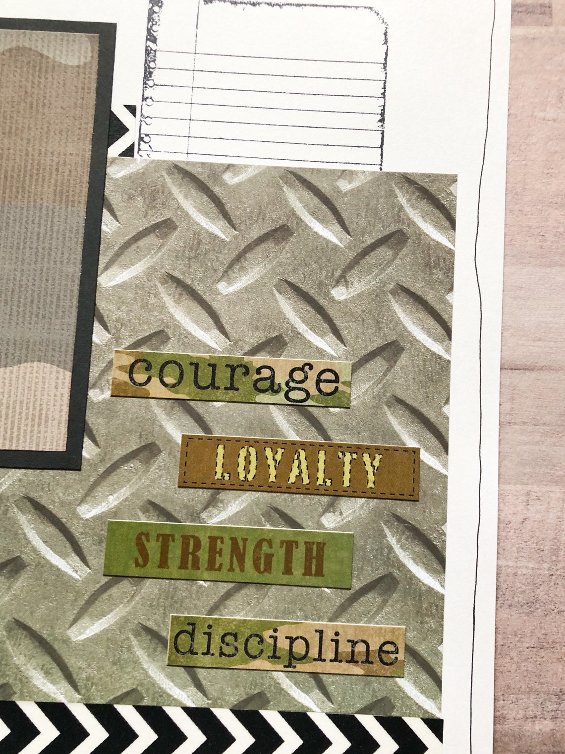 Premade Army Scrapbook Pages Army Layouts Military Pages | Etsy