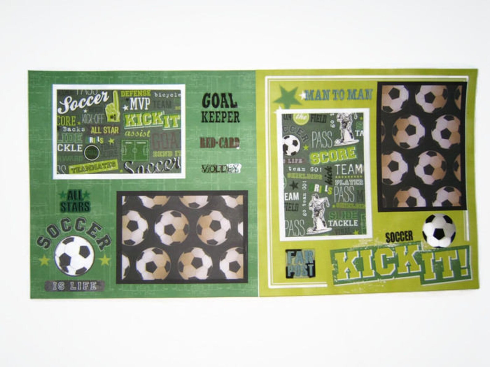 Soccer Pages Soccer Scrapbook Pages Premade Soccer Layouts Premade ...