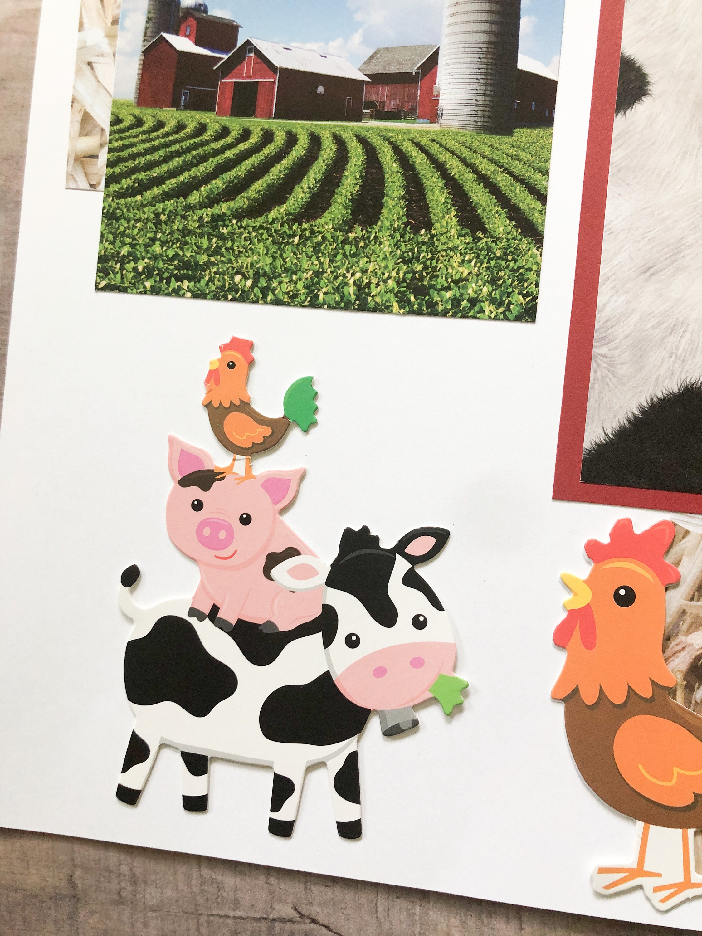 Farm Pages - Premade Farm Scrapbook Pages - Farm Scrapbook Layouts ...