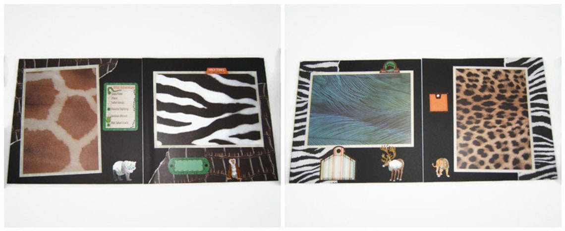 Zoo Scrapbook Album Zoo Photo Album Trip to the Zoo Album - Etsy