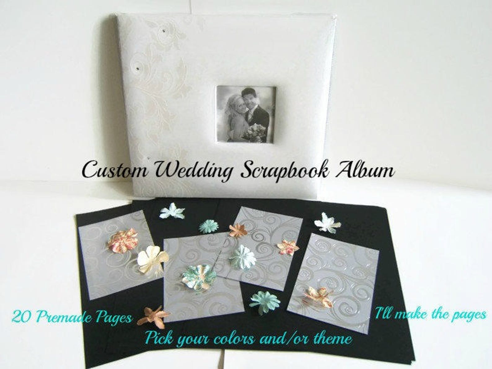 Custom Made Wedding Scrapbook Album Wedding Scrapbook Album - Etsy