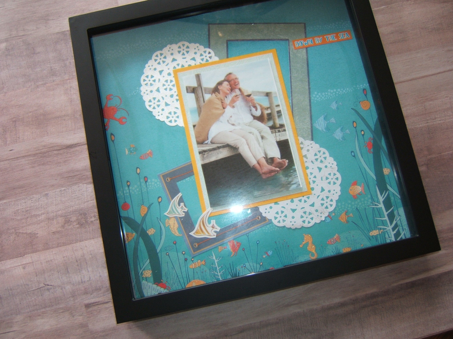 Vacation Layout Summer Shadow Box Layout Travel Gift 12 - Etsy
