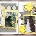 Yellow Wedding Scrapbook Pages - Premade Yellow Wedding Scrapbook ...