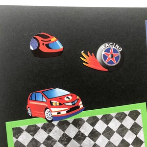 Race Car Scrapbook Layout - Boy Scrapbook Pages - Cars and Boy Pages ...