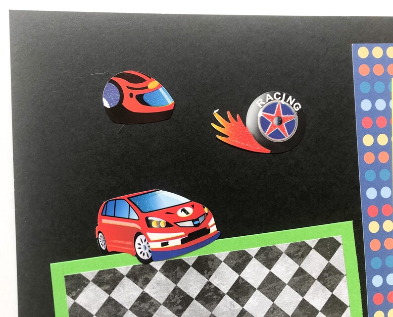 Race Car Scrapbook Layout Boy Scrapbook Pages Cars and Boy Pages 12 by ...