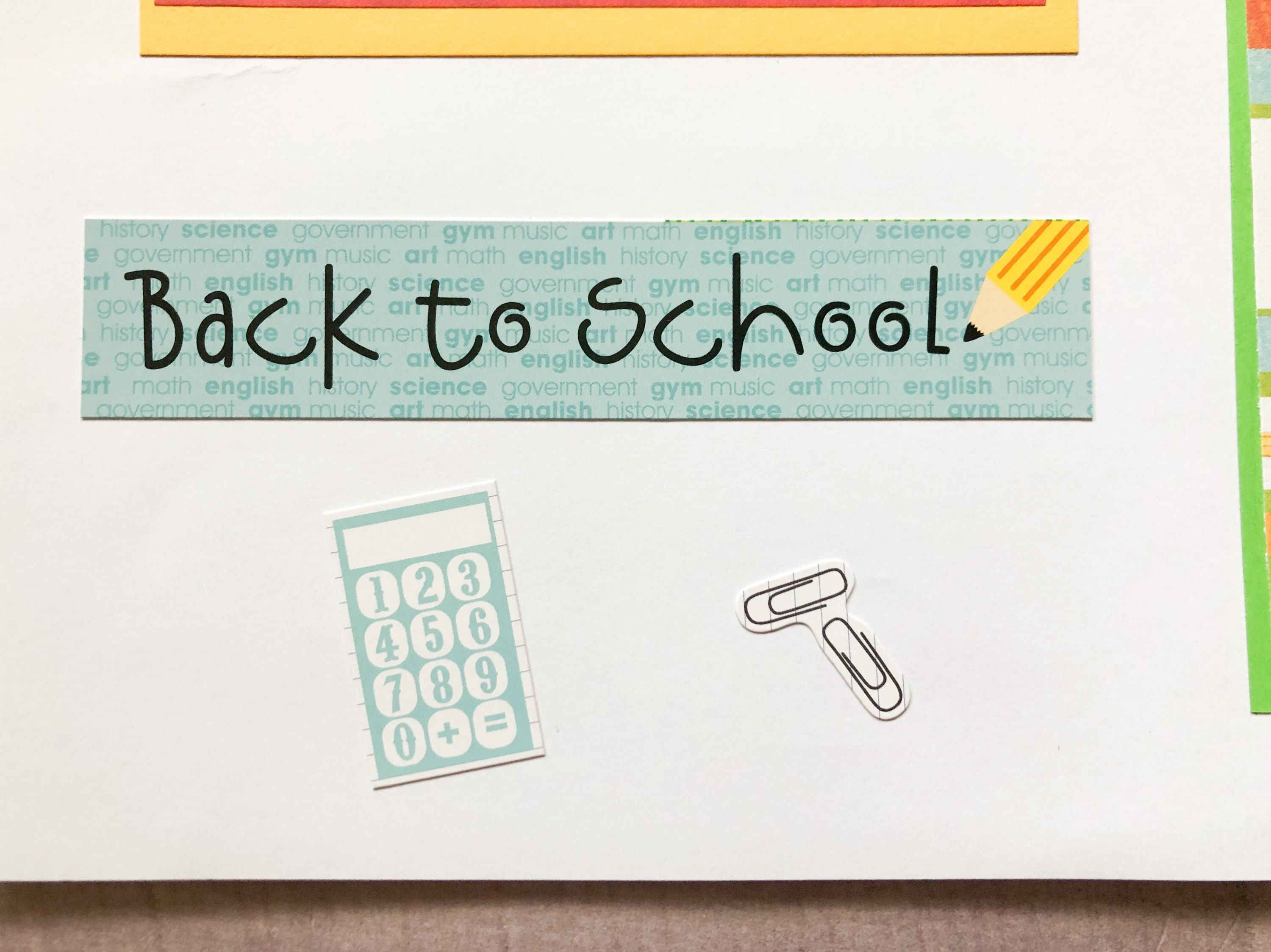 Sixth Grade Scrapbook Pages - Back to School Pages - Premade Sixth ...