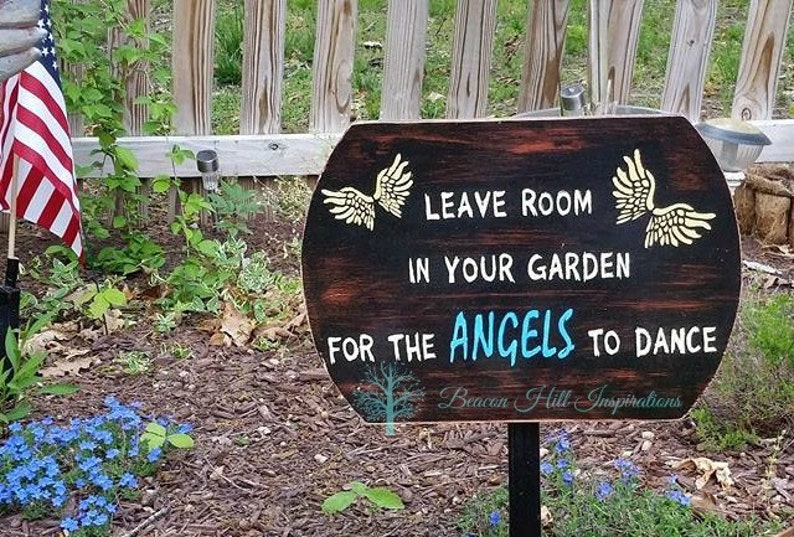 Leave Room In your Garden for the Angels to Dance | Etsy