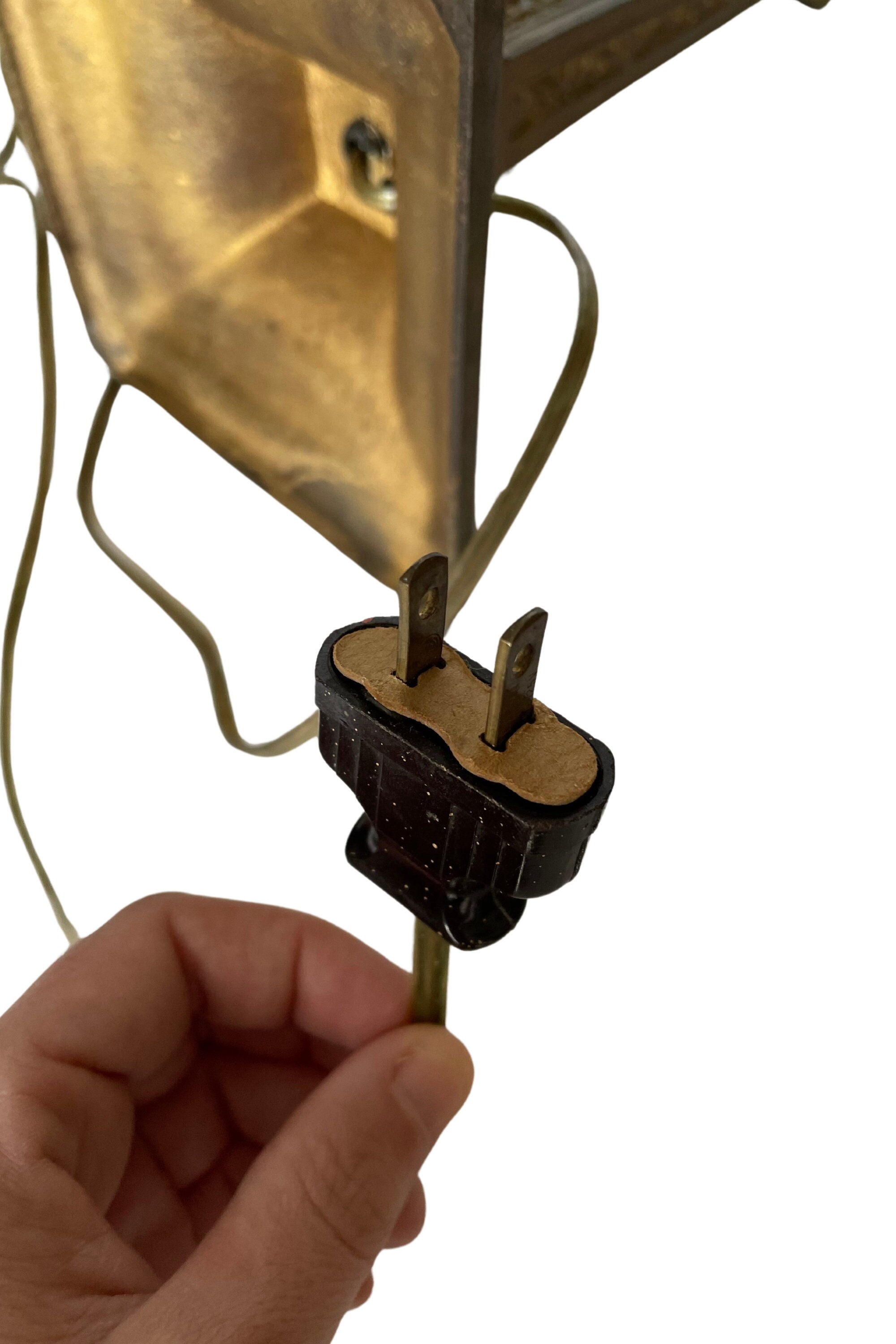 Antique Art Deco Cast Iron Lamp, Art Deco Gold Tone Table Lamp - Etsy