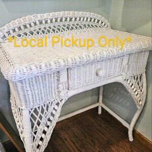 Wicker Writing Desk With Drawer - Local Pickup Only in East Aurora, NY ...