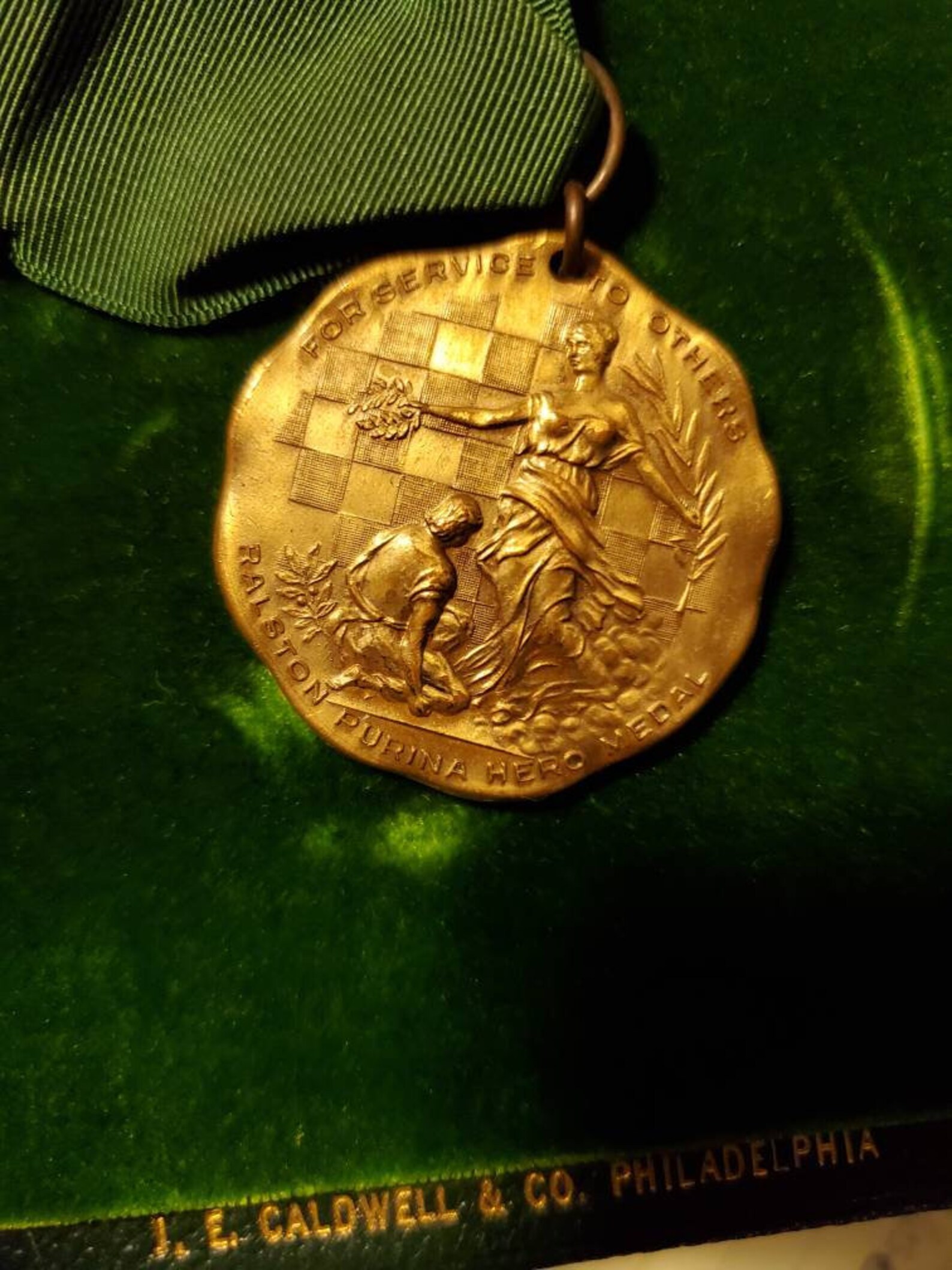 1934 Carnegie Bronze Hero Medal and Rare Ralston Purina Hero | Etsy