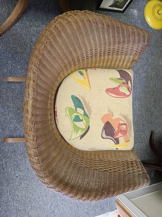 Lloyd loom wicker rocking chair store