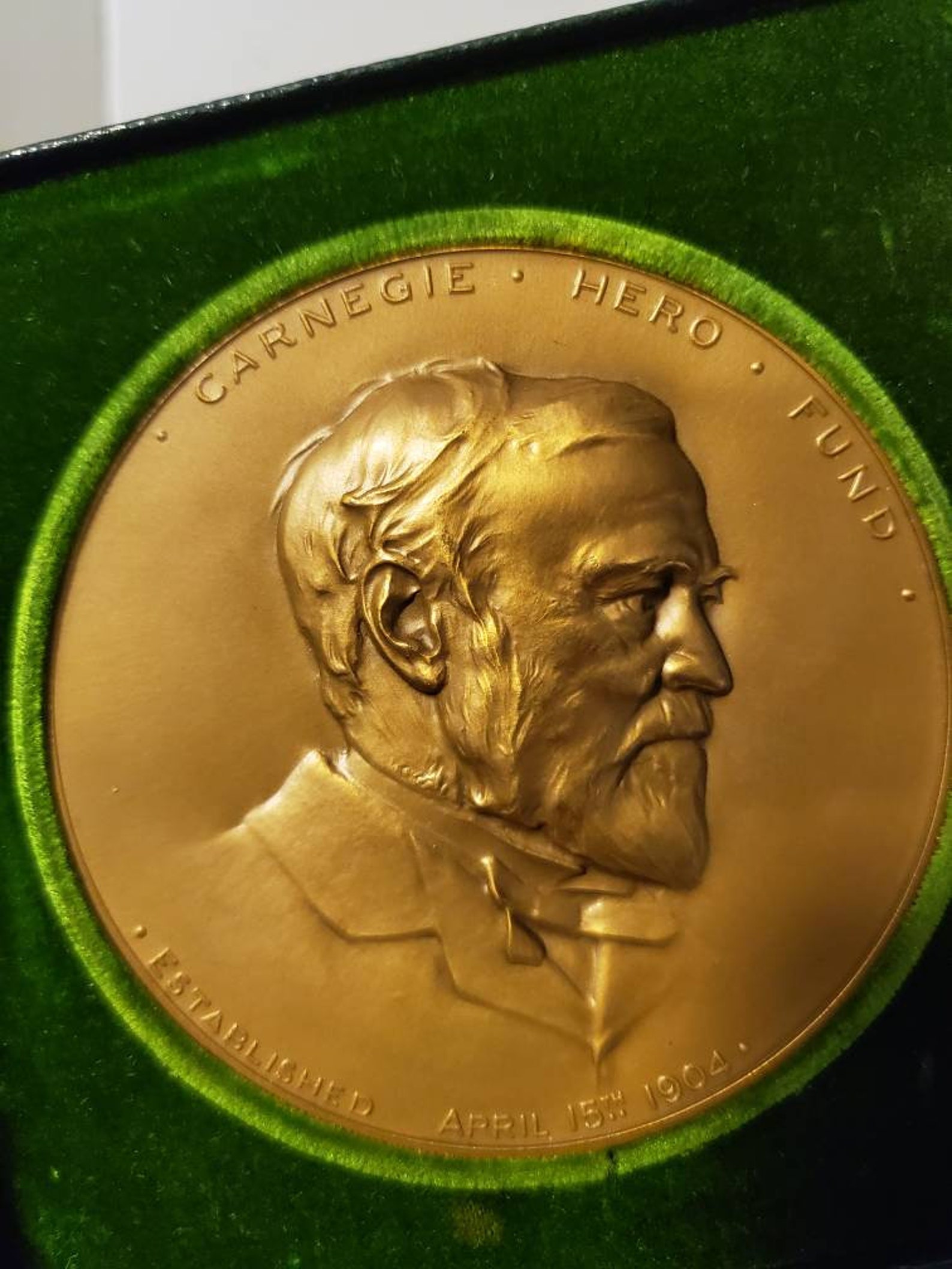 1934 Carnegie Bronze Hero Medal and Rare Ralston Purina Hero | Etsy