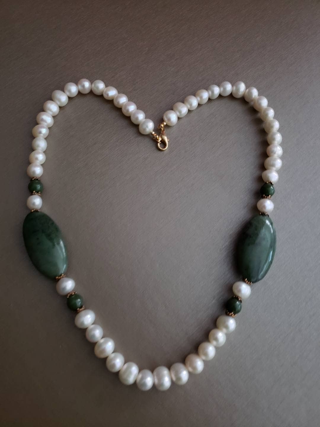Imperial Nephrite Jade and Pearl Necklace Smithsonian - Etsy