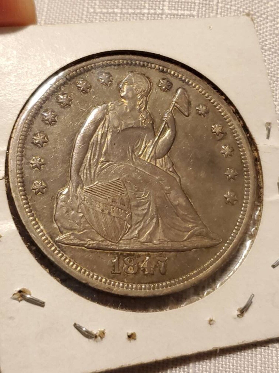 1847 Seated Liberty Silver Dollar Coin - Local Pickup Only - Etsy