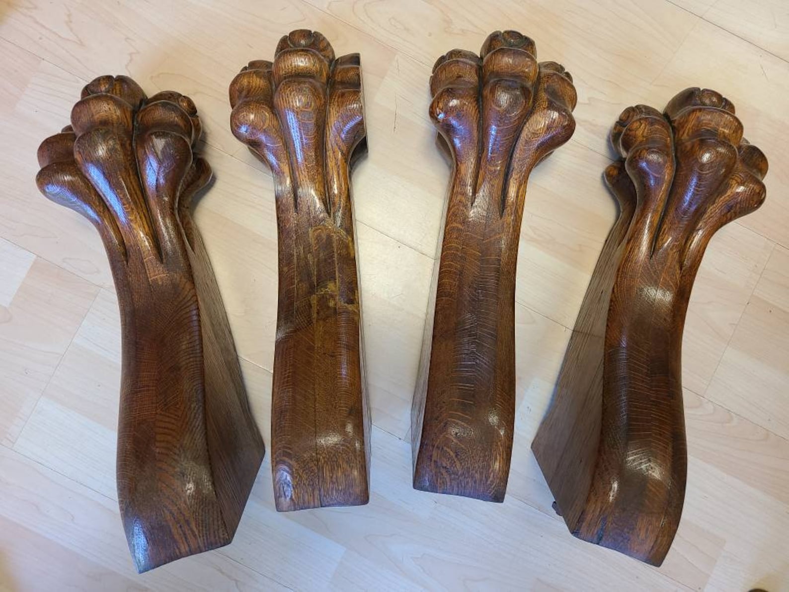 Claw Foot Table Legs Repurpose - Etsy