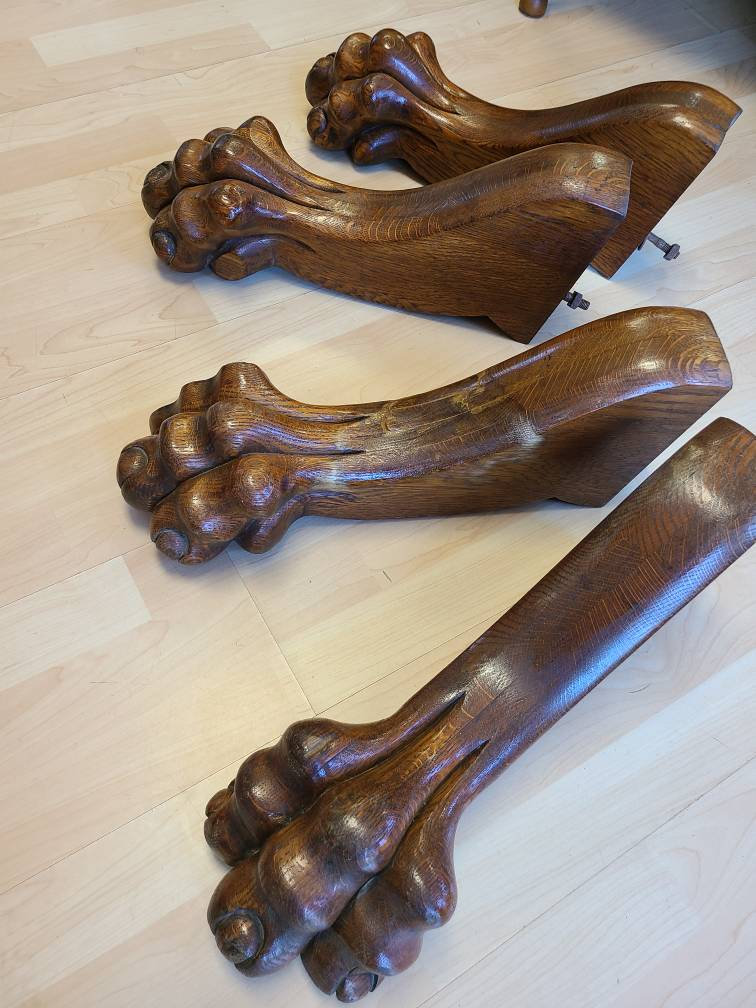 Claw Foot Table Legs Repurpose - Etsy
