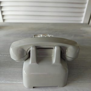 Mini Rotary Dial Salesman Phone (gray) - Etsy