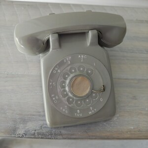 Mini Rotary Dial Salesman Phone (gray) - Etsy
