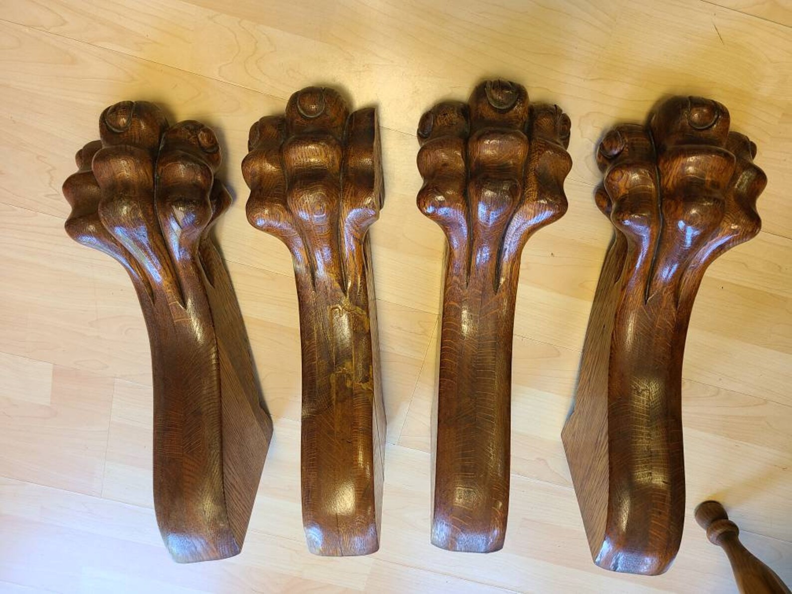 Claw Foot Table Legs Repurpose - Etsy